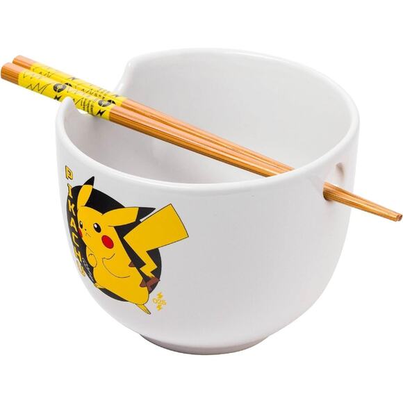 Disney | Dining | Pokemon Pikachu Ceramic Ramen Noodle Bowl With ...